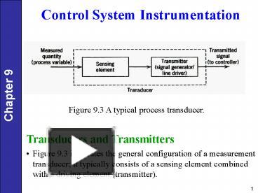 Control System Instrumentation presentation | free to download