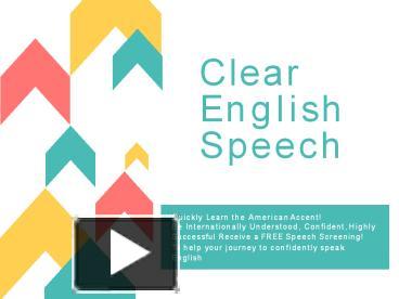ClearEnglishSpeech - American English Pronunciation Software ...