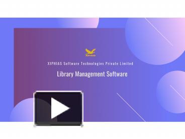 PPT – Library Management Software PowerPoint presentation | free to ...