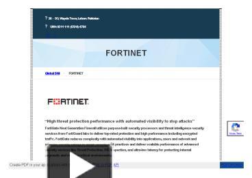 PPT – Fortinet in Pakistan PowerPoint presentation | free to download ...