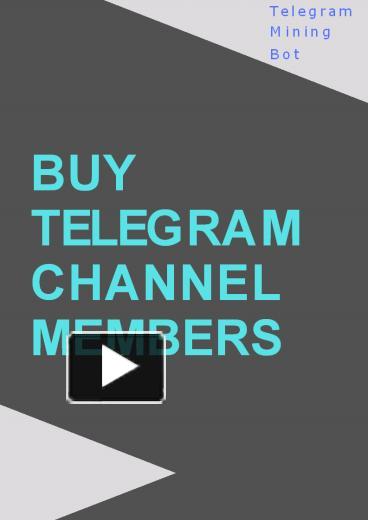 PPT – Buy Telegram Channel Members PowerPoint presentation | free to ...