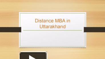 Distance Management Courses | Correspondence MBA | Distance MBA in ...