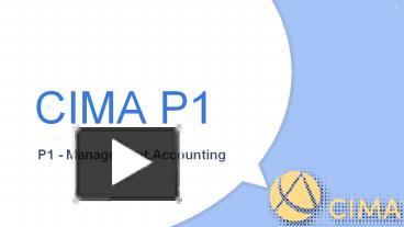 PPT – CIMA P1 Practice Questions PowerPoint presentation | free to ...