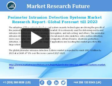 Perimeter Intrusion Detection Systems Market Development Strategy and ...