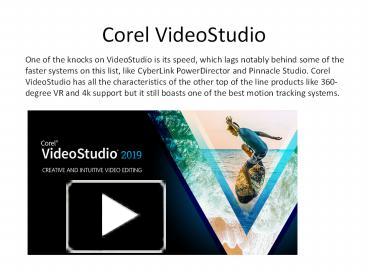 PPT – Top 5: Video Editing Software You must know PowerPoint ...