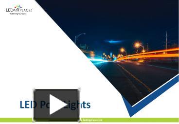 PPT – Install LED Pole Lights To Makes Streets More Brightfull ...