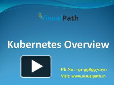 PPT – Kubernetes Online Training PowerPoint presentation | free to ...