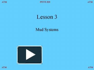 Mud Systems presentation | free to view
