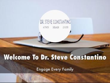 Dr. Steve Constantino Presentation presentation | free to download