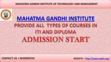 PPT – ITI Courses In Delhi | Industrial Training Institute In Delhi ...