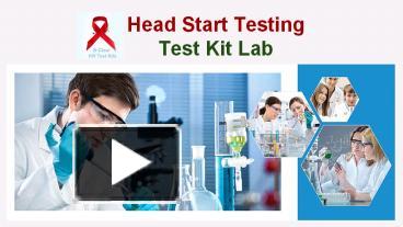 PPT – DIY test for Chlamydia | STD Head Start Testing PowerPoint ...