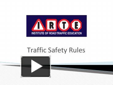 Importance Of Road Safety Rules,Traffic Safety Rules | Institute Of ...