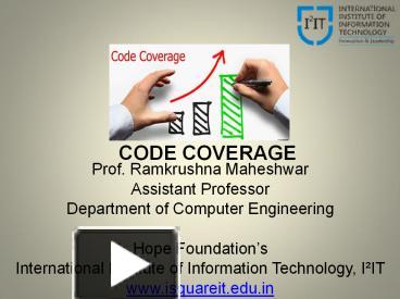Code Coverage - Department of Computer Engineering presentation | free ...