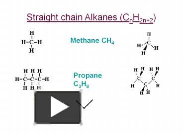 Straight chain Alkanes (CnH2n 2) presentation | free to download