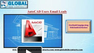 PPT – AutoCAD Users Email Leads PowerPoint presentation | free to ...