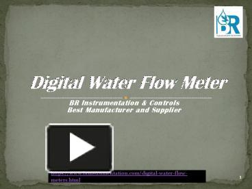 Digital Water Flow Meter| Best Digital Water Flow Meter in Pune ...