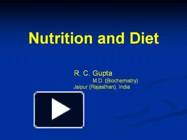 Nutrition and diet presentation | free to download