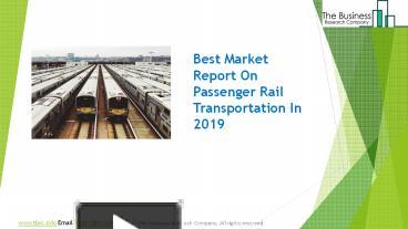 Passenger Rail Transportation Industry Statistics And Market Data ...