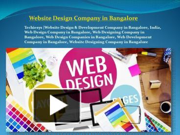 Techiesys |Website Design & Development Company in Bangalore,India,Web ...