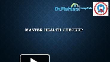 Master Health check-up presentation | free to download