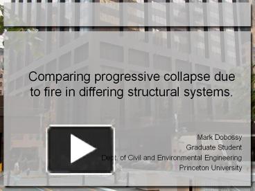 Progressive Collapse presentation | free to download