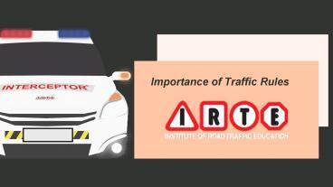 Importance Of Traffic Rules You Need To Know | Institute Of Road ...