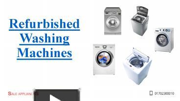 Refurbished Washing Machines presentation | free to download