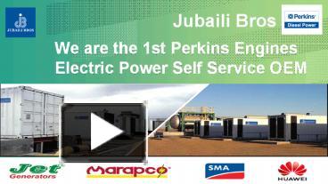 Biggest Generator Manufacturing Companies in UAE - Jubaili Bros ...