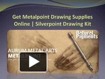 Get Metalpoint Drawing Supplies Online | Silverpoint Drawing Kit ...