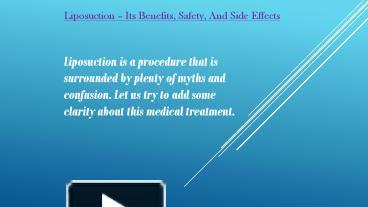 PPT – Liposuction Denver PowerPoint presentation | free to download ...
