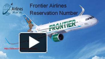Frontier airline presentation | free to download