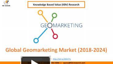 PPT – Geomarketing Market- KBV Research PowerPoint presentation | free ...