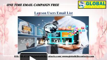 PPT – Lawson Users Email List PowerPoint presentation | free to ...