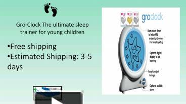 PPT – Gro-Clock The ultimate sleep trainer for young children ...