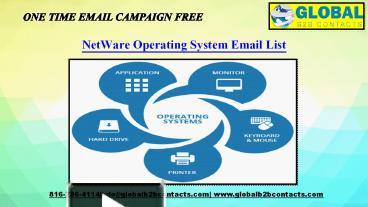 NetWare Operating System Email List presentation | free to download