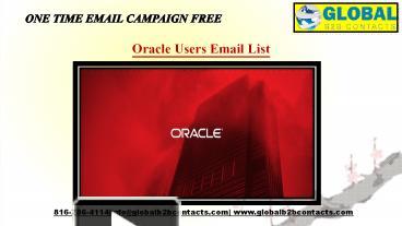 PPT – Oracle Users Email List PowerPoint presentation | free to ...