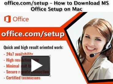 PPT – office.com/setup - How to Download Microsoft Office Setup ...