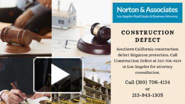 PPT – Construction Defect Attorney PowerPoint presentation | free to ...