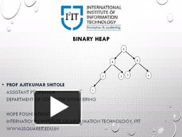 PPT – Binary Heap - Department of Computer Engineering PowerPoint ...
