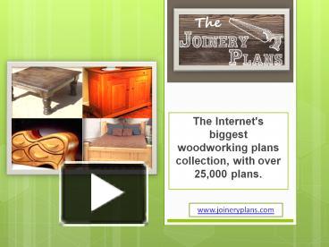 PPT – Woodworking plans PowerPoint presentation | free to download - id ...