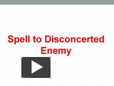 PPT – Use this Voodoo spell to teach lesson to your enemy, From first ...