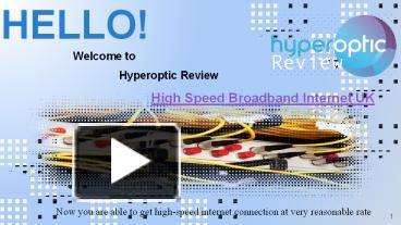 PPT – High Speed Broadband Internet UK PowerPoint presentation | free ...