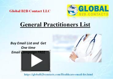 General Practitioners List presentation | free to download