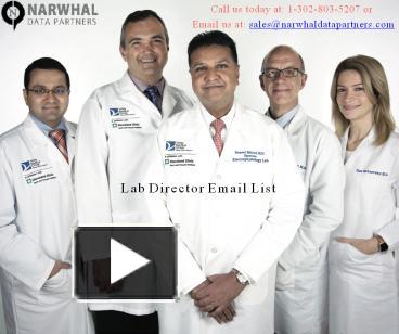 Lab Director Email List | Lab Director Leads IN USA presentation | free ...