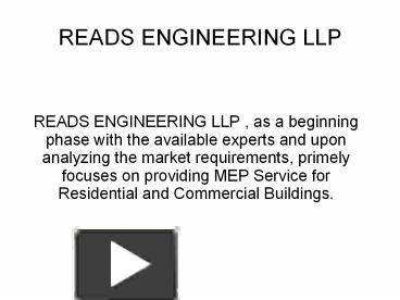 PPT – Reads engg PowerPoint presentation | free to download - id ...