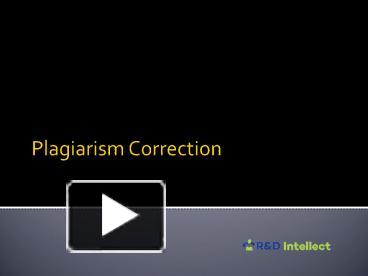 PPT – Plagiarism Correction PowerPoint presentation | free to download ...