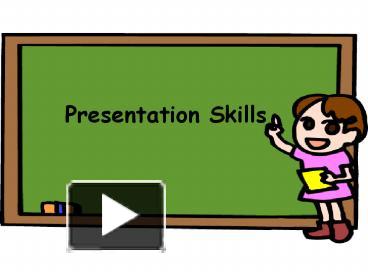 PPT – Presentation Skills PowerPoint presentation | free to download ...