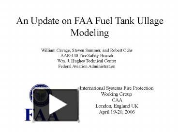 Ground Based Fuel Tank Inerting presentation | free to download
