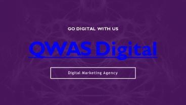 PPT – Qwas Technology PowerPoint presentation | free to download - id ...