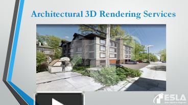 Architectural 3D Rendering Services presentation | free to download